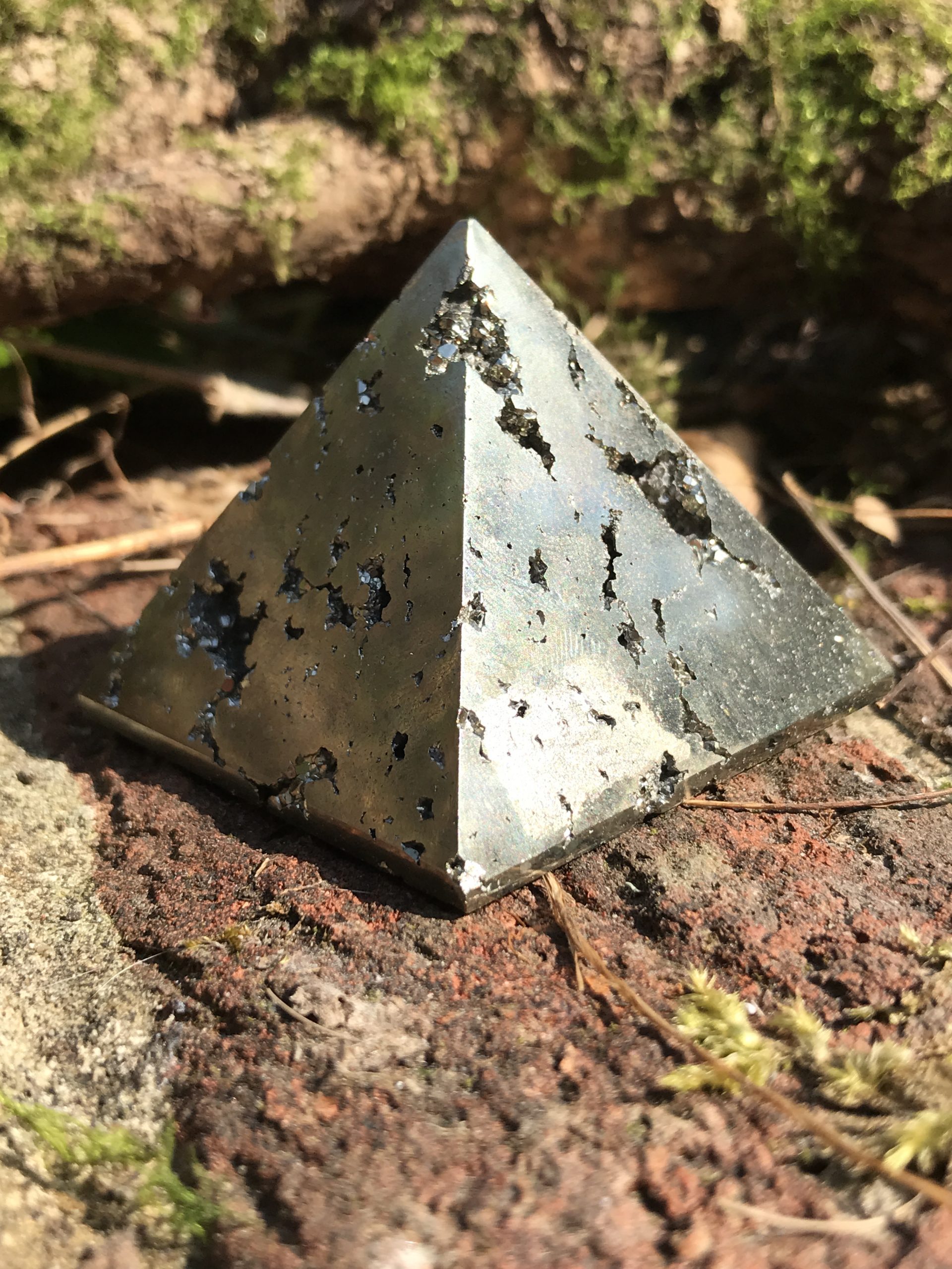 Pyrite pyramid - Star Soul - Healing Crystal Shop - Charged & Cleansed